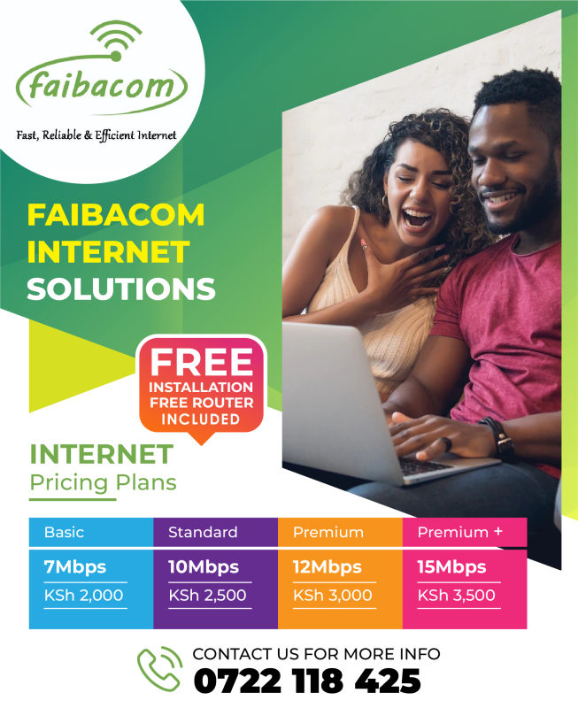 FaibaCom Embu - Dallas, Majimbo, Majengo, Bluevalley, Bonanza, Piai ...
